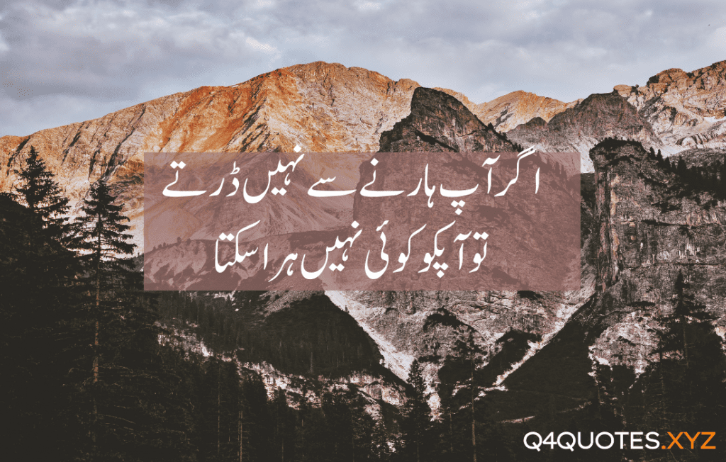 20 Motivational Quotes in Urdu - Q4Quotes